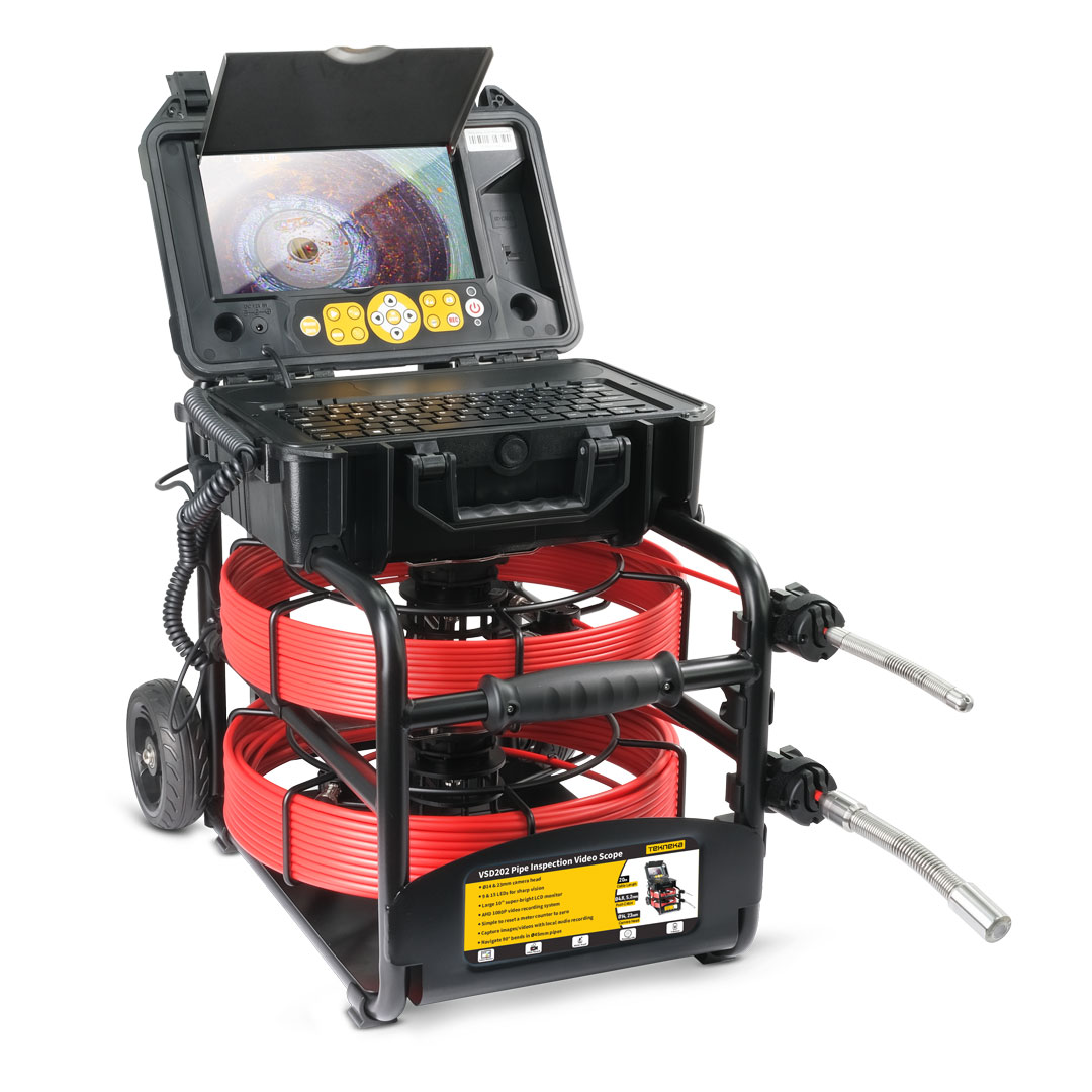 Tekneka VSD200 Series Dual Pipe Inspection Video Scope | Tekneka