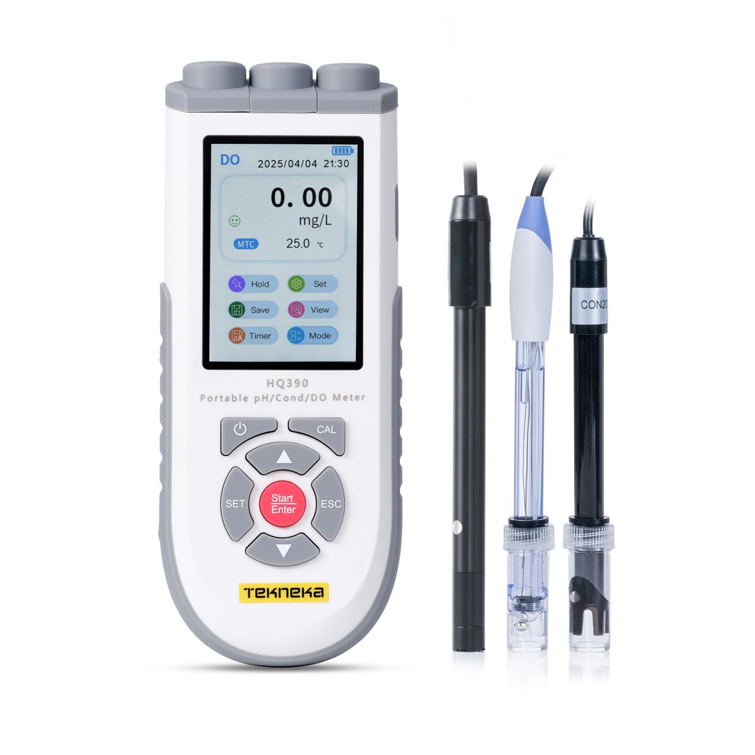Tekneka HQ390 Portable pH/Conductivity/DO Meter Kit | Tekneka